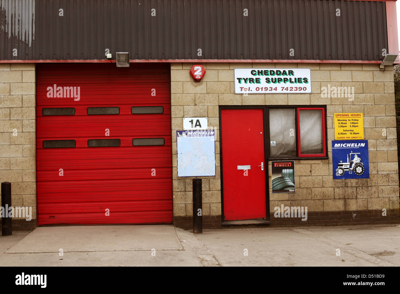 small business in Cheddar Stock Photo - Alamy