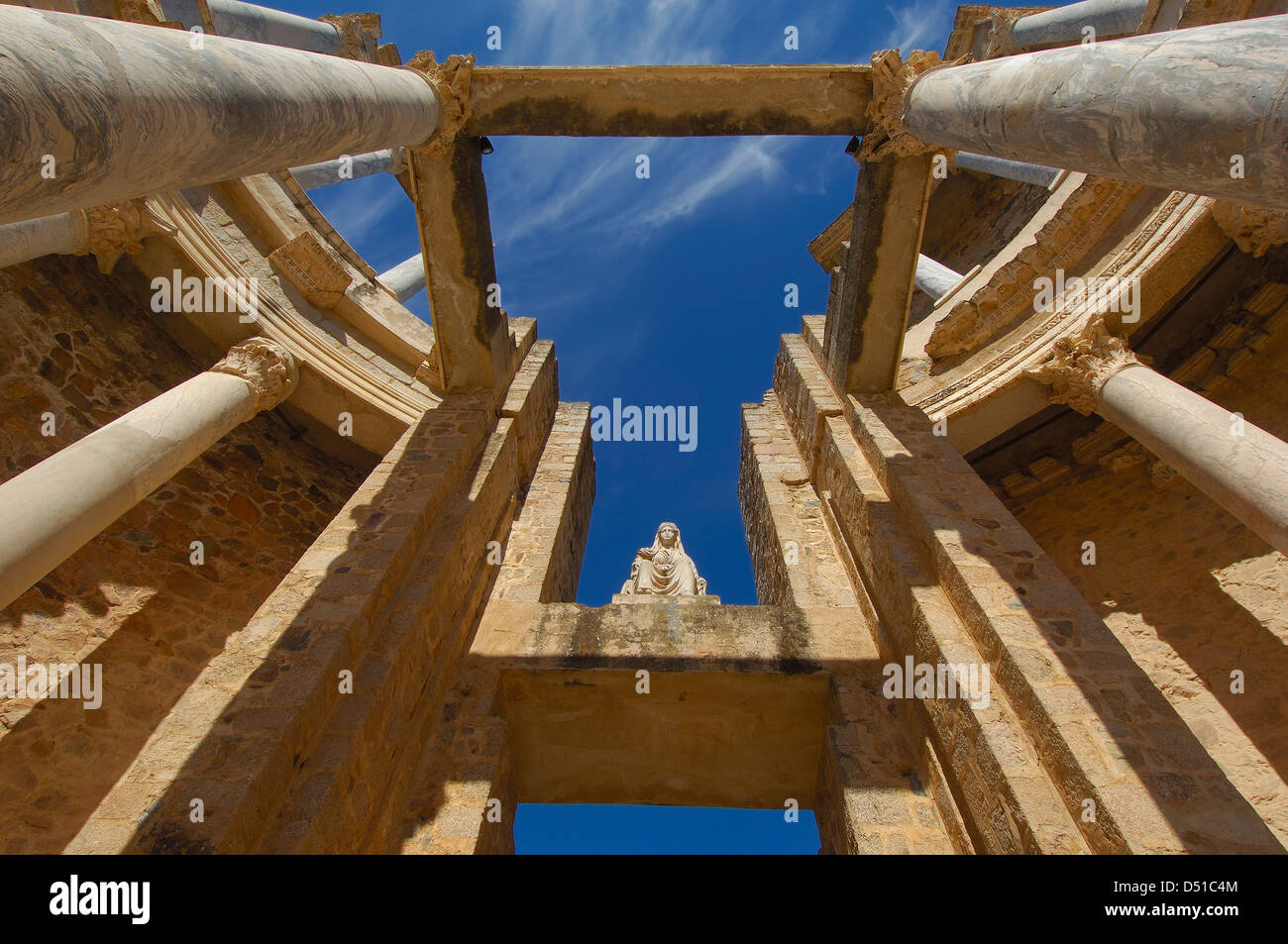 Roman theatre, Silver Route, Merida, UNESCO World Heritage site ...