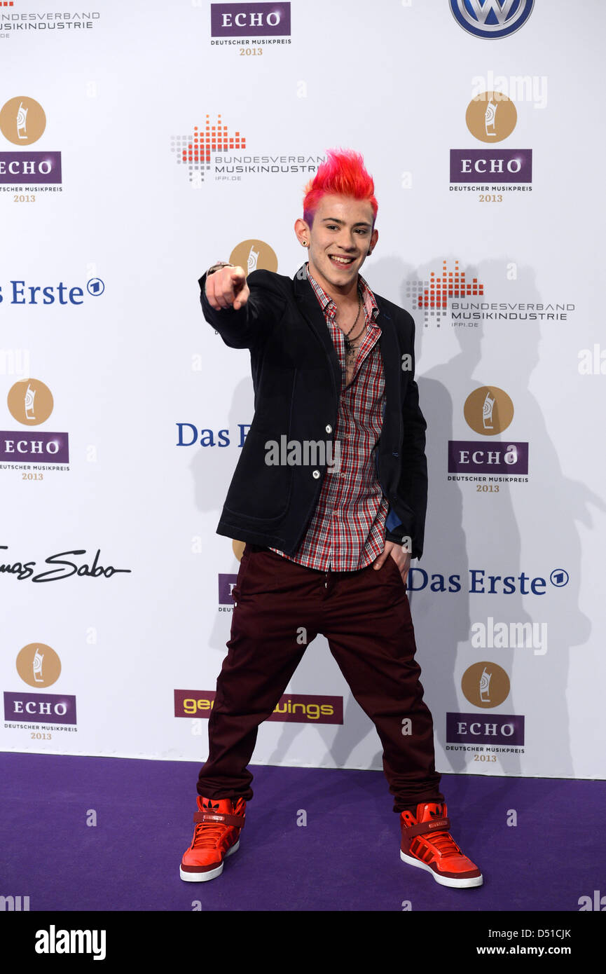 Berlin, Germany, 21 March 2013. Italian-born German singer Daniele ...