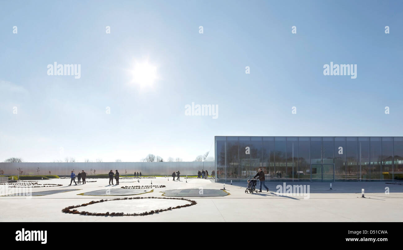 Musée Du Louvre Lens, Lens, France. Architect: SANAA, 2012. Distant ...