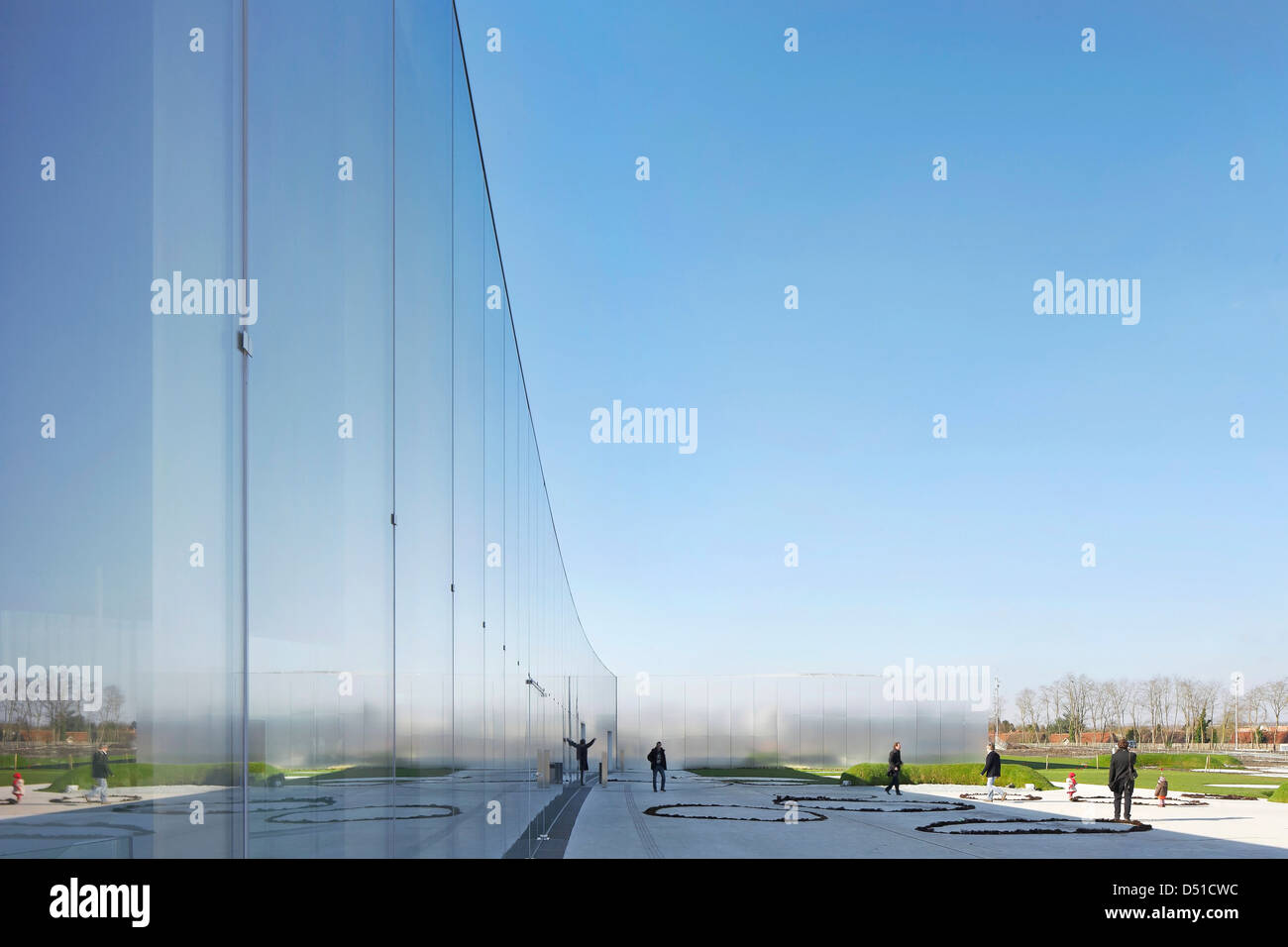 Musée Du Louvre Lens, Lens, France. Architect: SANAA, 2012 Stock Photo ...
