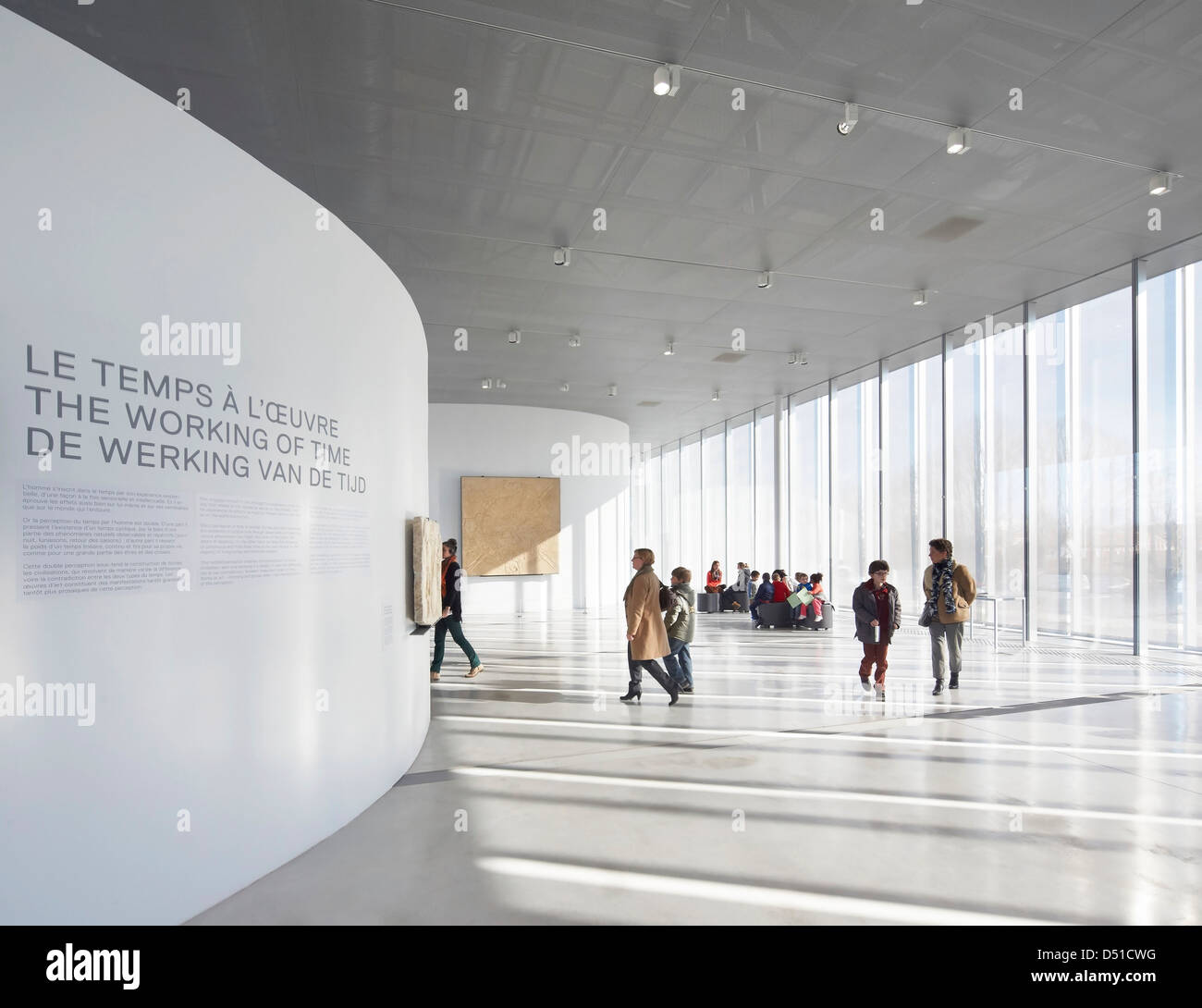Interior view of the louvre lens hi-res stock photography and images ...