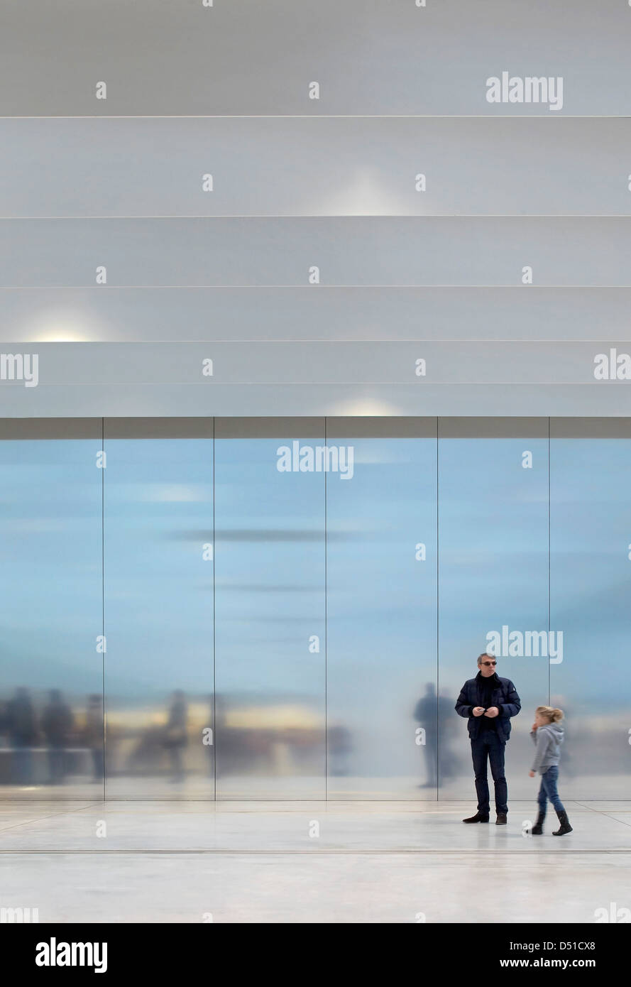 Interior view of the louvre lens hi-res stock photography and images ...