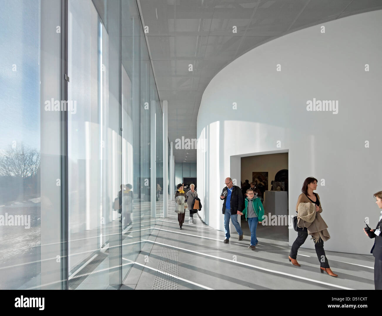 Musée Du Louvre Lens, Lens, France. Architect: SANAA, 2012. Full-height ...