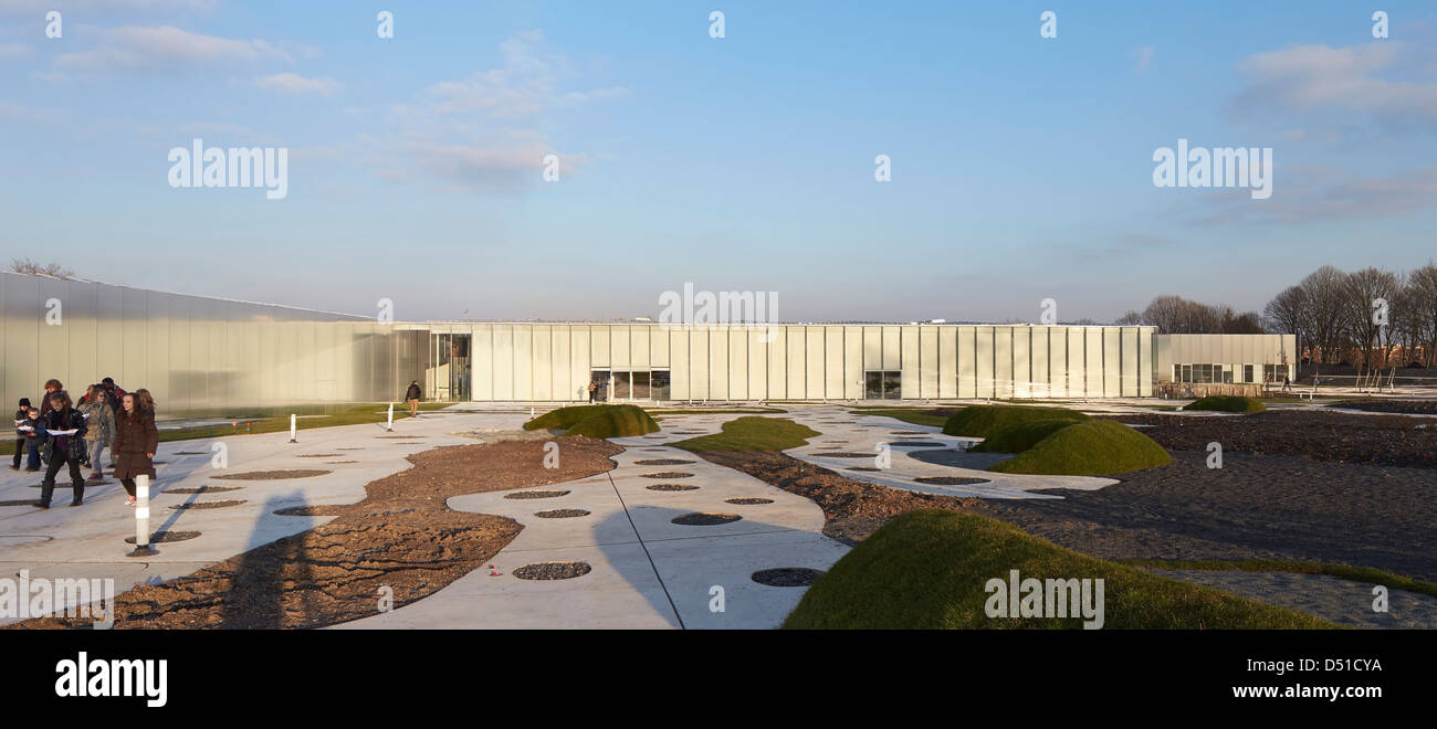 Musée Du Louvre Lens, Lens, France. Architect: SANAA, 2012. Exterior ...