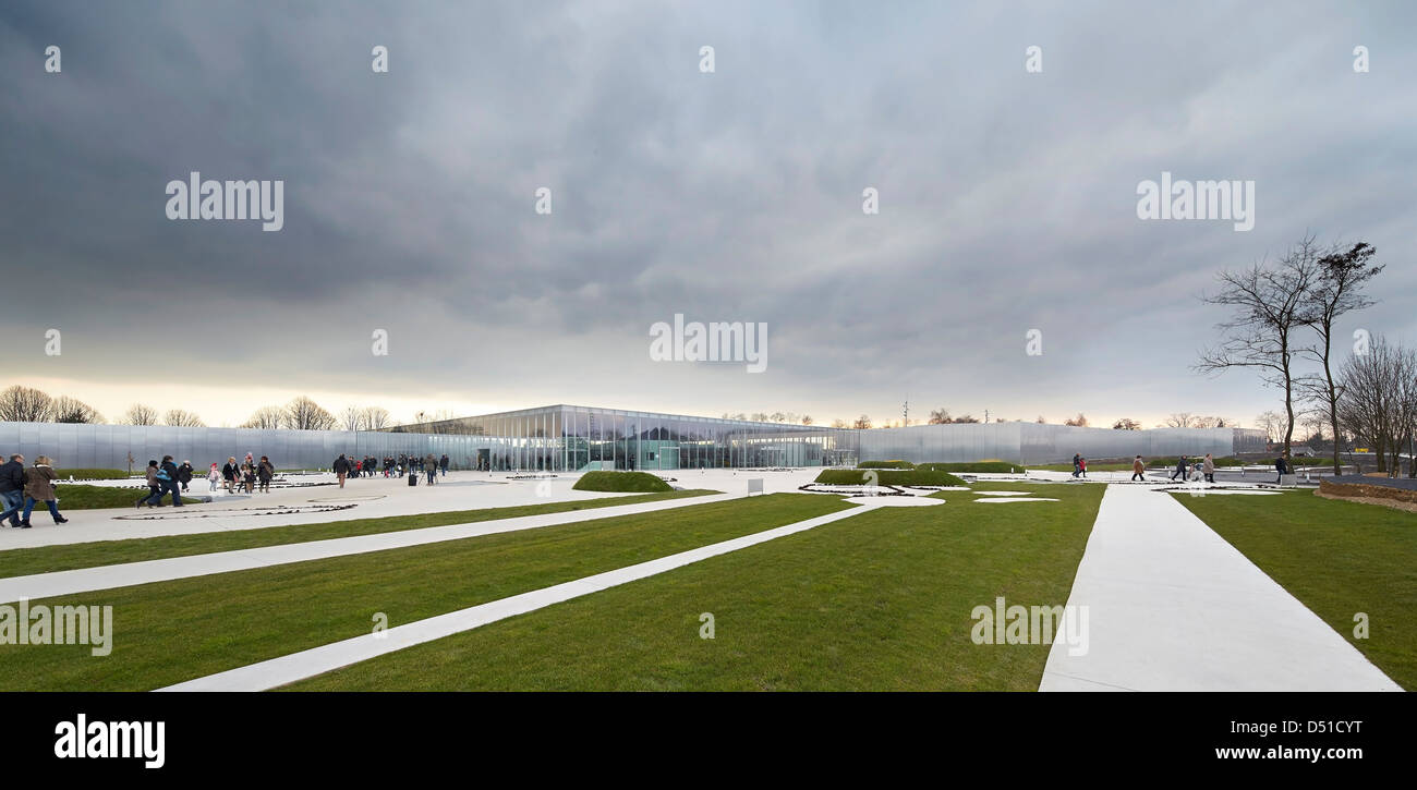 Musée Du Louvre Lens, Lens, France. Architect: SANAA, 2012. Distant ...