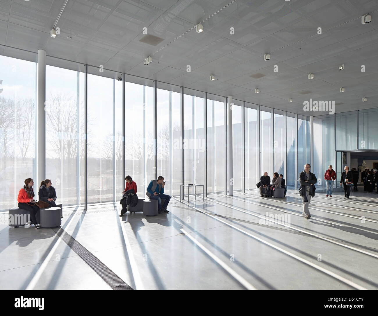 Interior view of the louvre lens hi-res stock photography and images ...