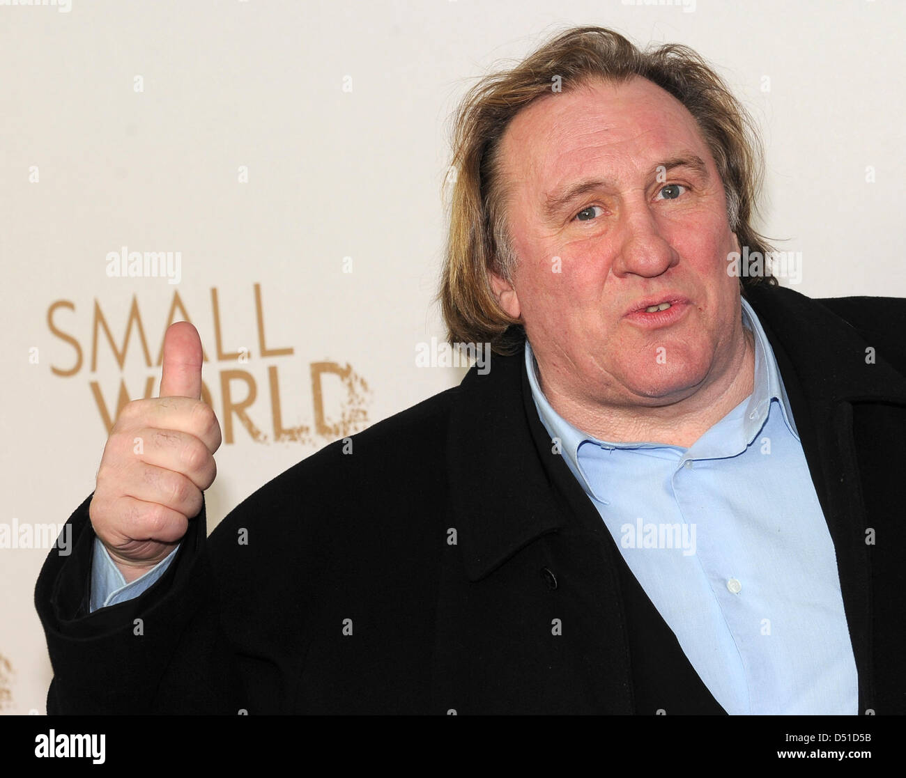 French actor Gerard Depardieu arrives at the premiere of their movie ...
