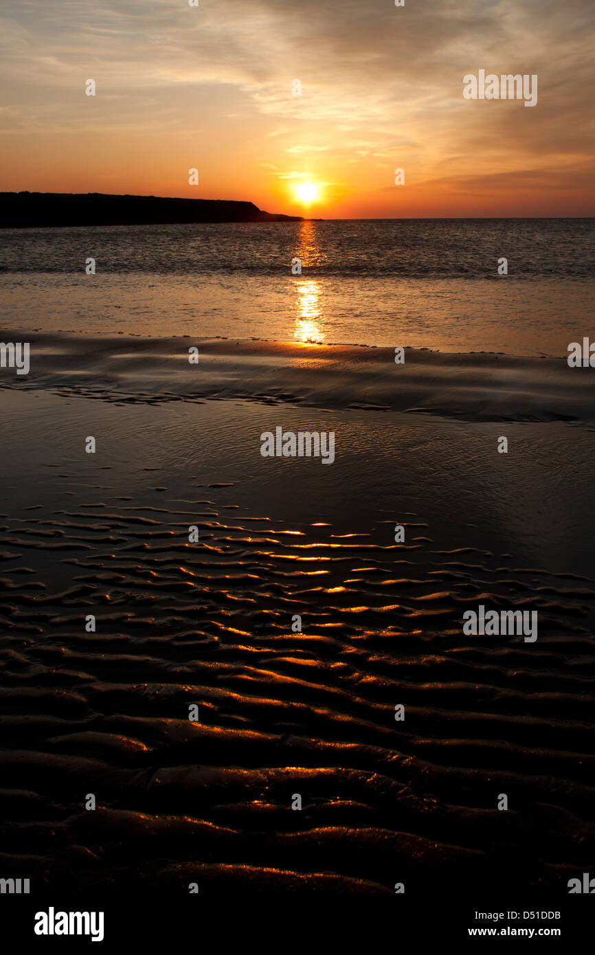 Sunset in Ireland Stock Photo - Alamy
