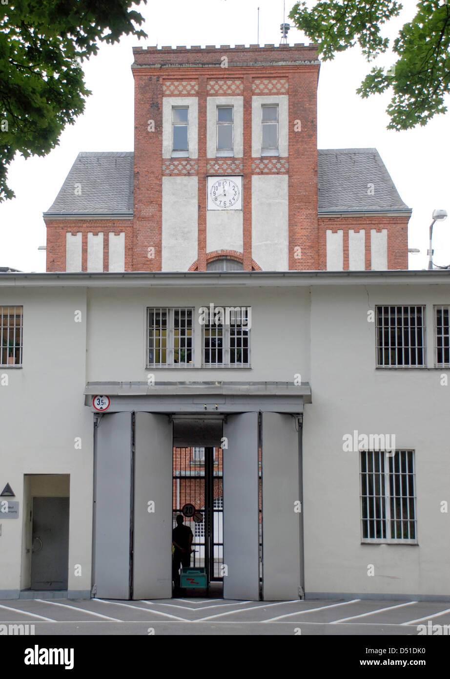 A file picture taken in 27 June 2008 shows the entrance to the prison ...