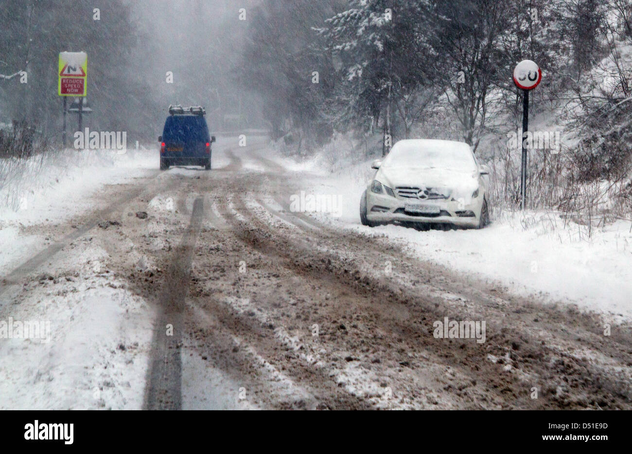 Chaos in snow hi-res stock photography and images - Alamy