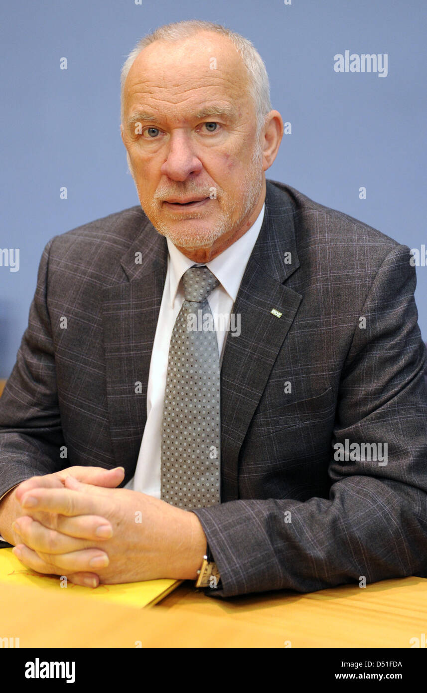 Klaus Leprich, head of German Customs and Finance labour union ...