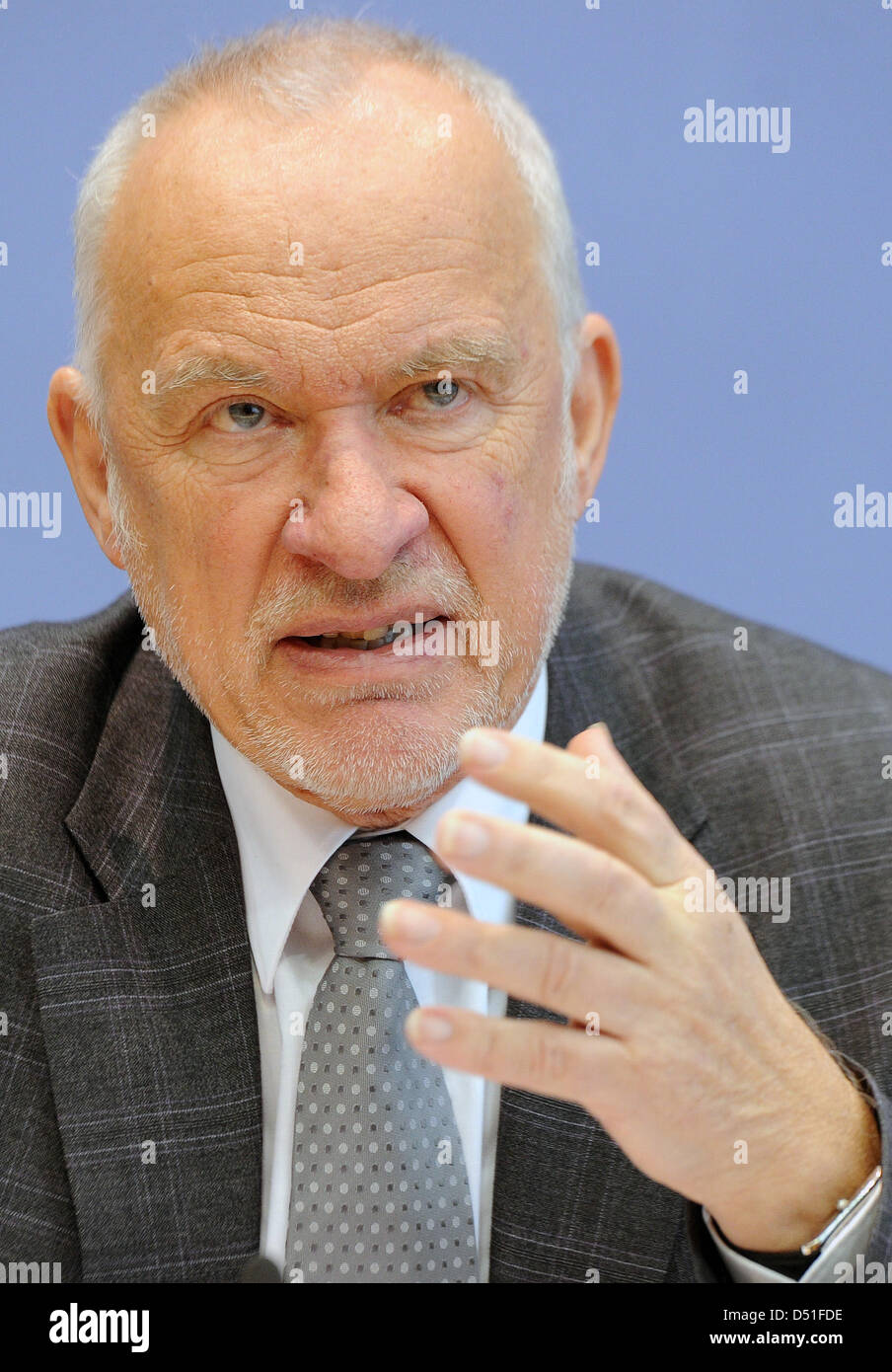 Klaus Leprich, head of German Customs and Finance labour union ...