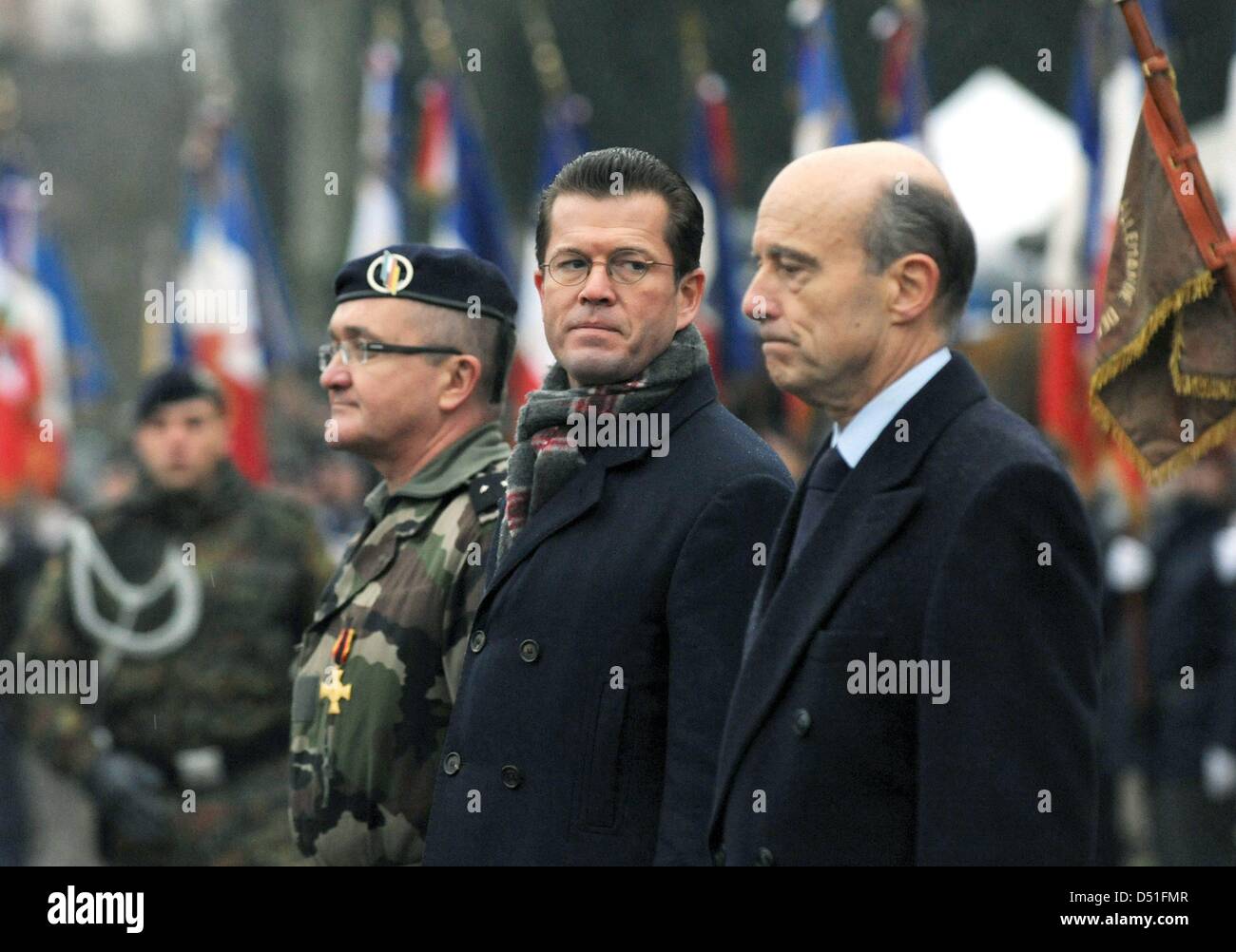(L to R:) Commander of the Franco-German Brigade General Philippe ...