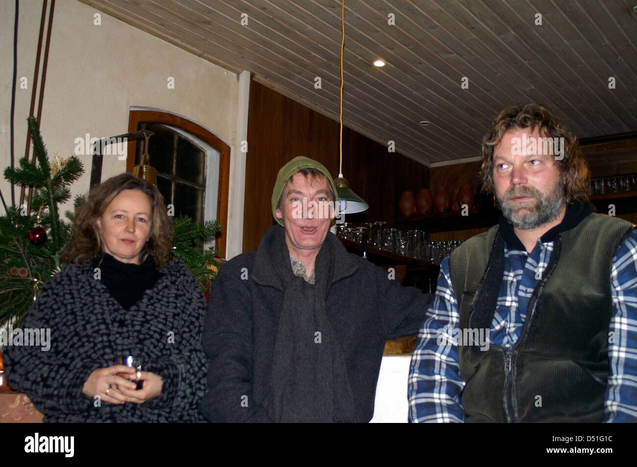 (FILE) A file picture dated 05 December 2010 of the three inhabitants ...