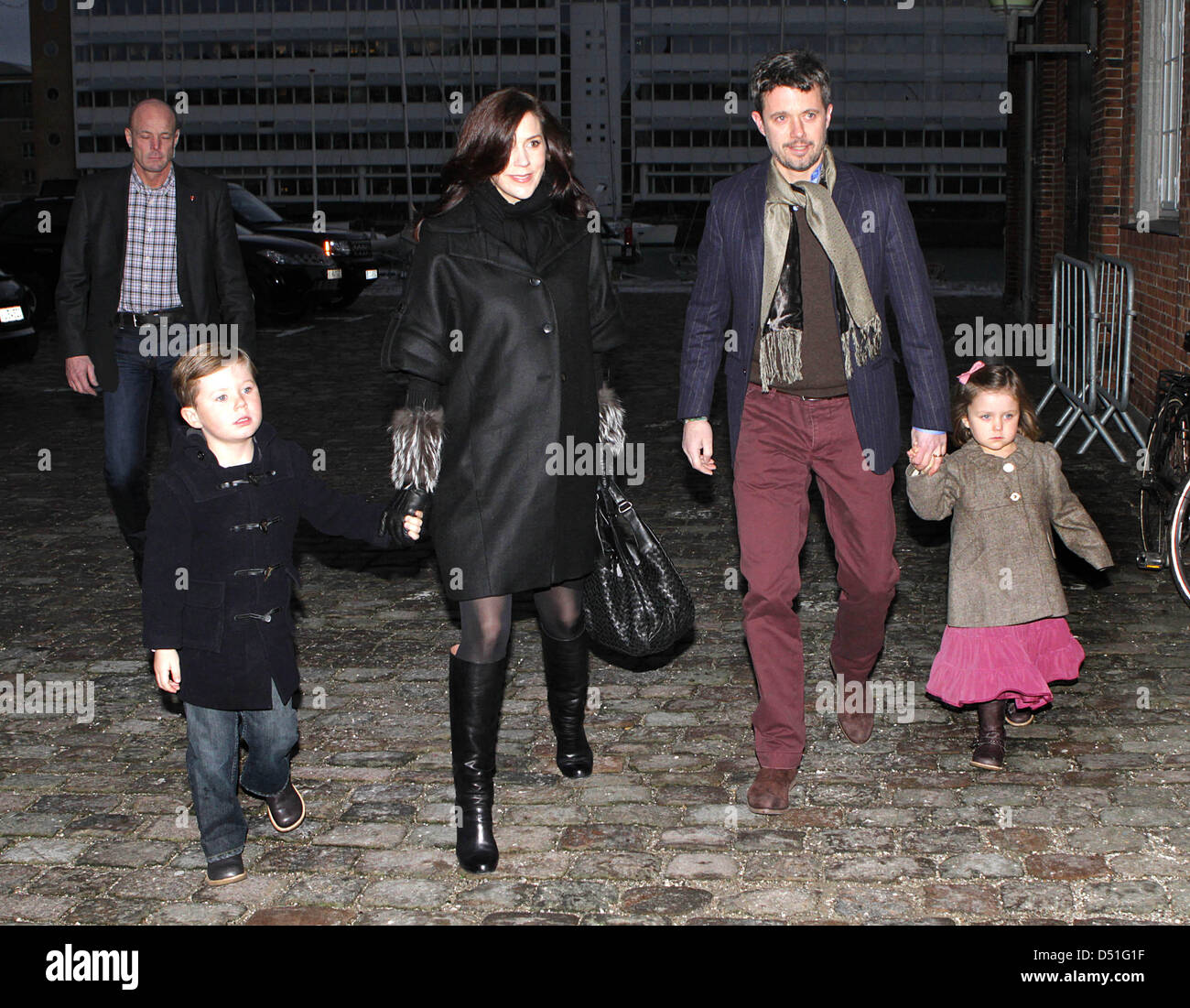 Danish Crown Prince Frederik, Crown Princess Mary and their children ...