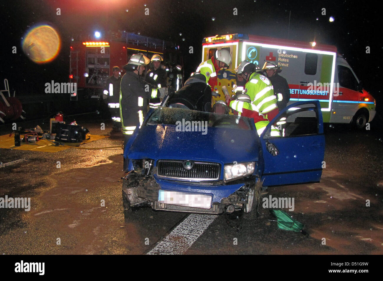 Car accident on highway autobahn hi-res stock photography and images ...