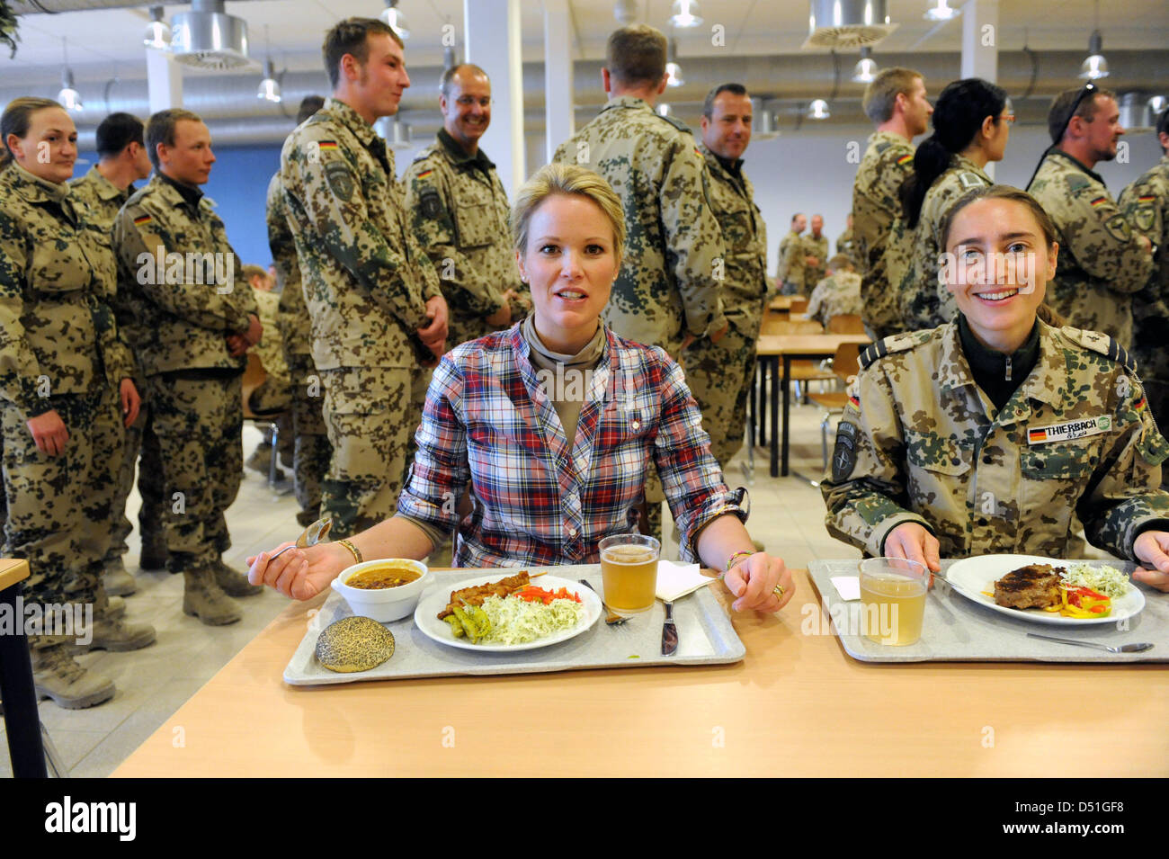 The wife of German Defence Minister Karl-Theodor zu Guttenberg ...