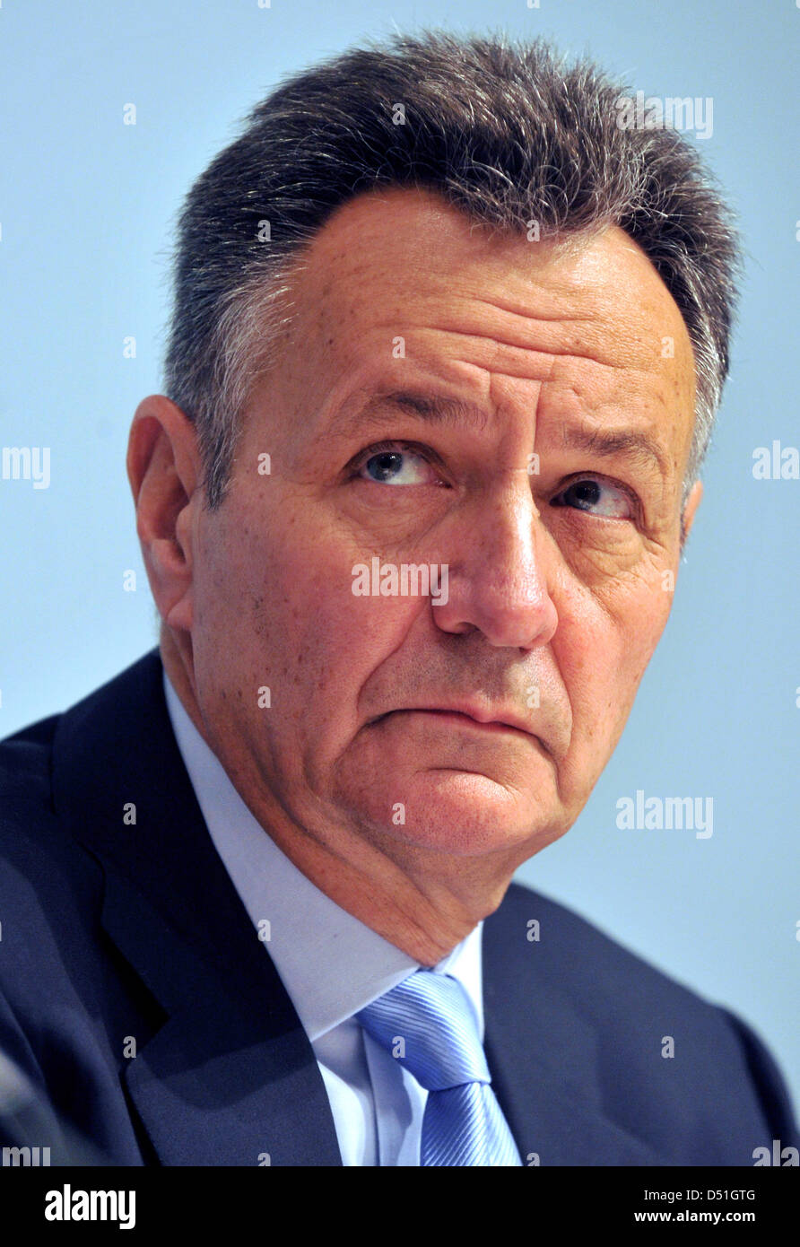 The chairman of the board of management at TUI AG, Michael Frenzel ...