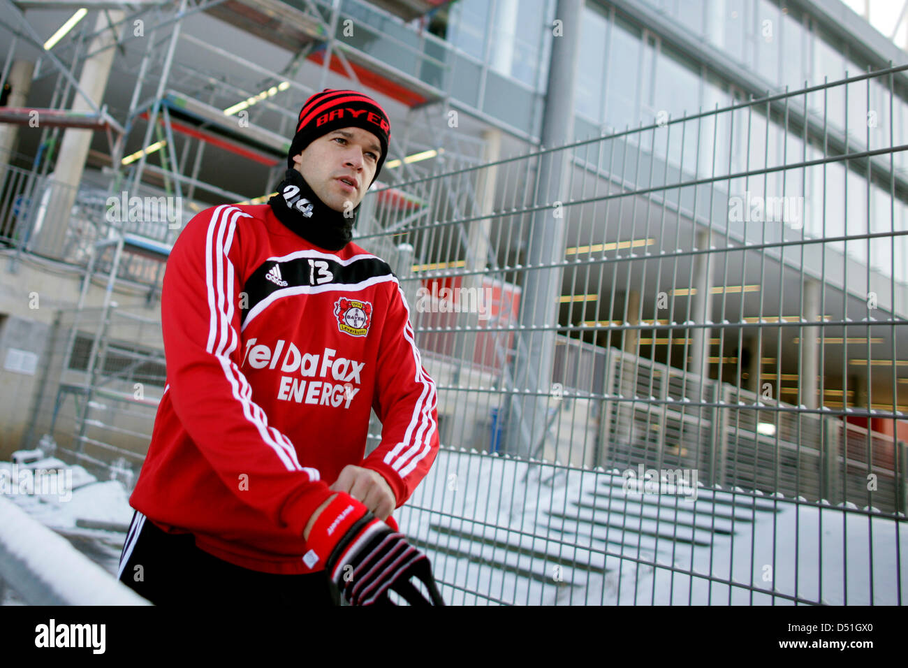 National soccer player Michael Ballack runs during a training session ...
