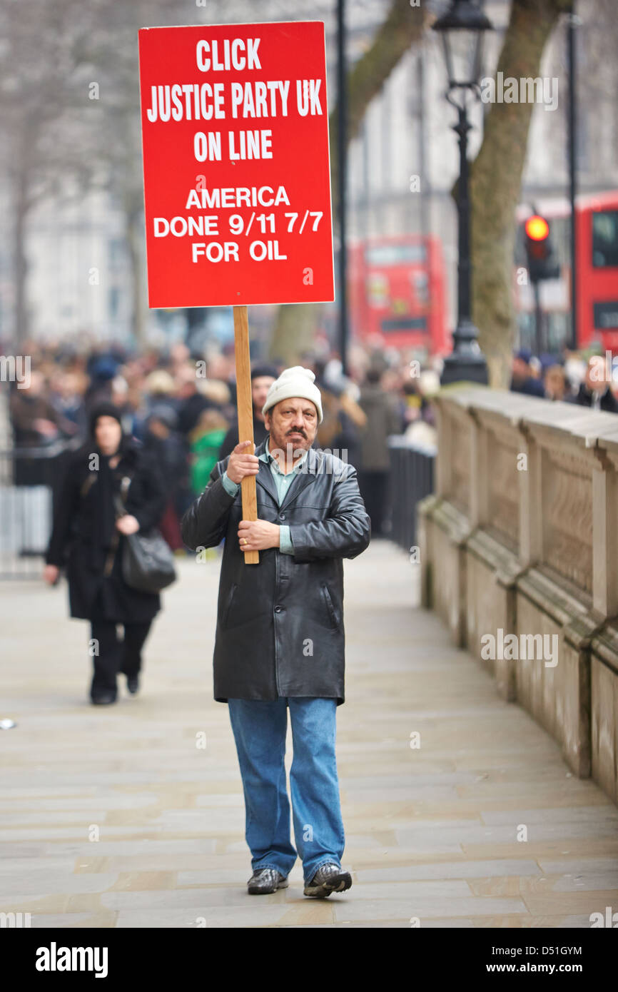 Protester placard hi-res stock photography and images - Alamy