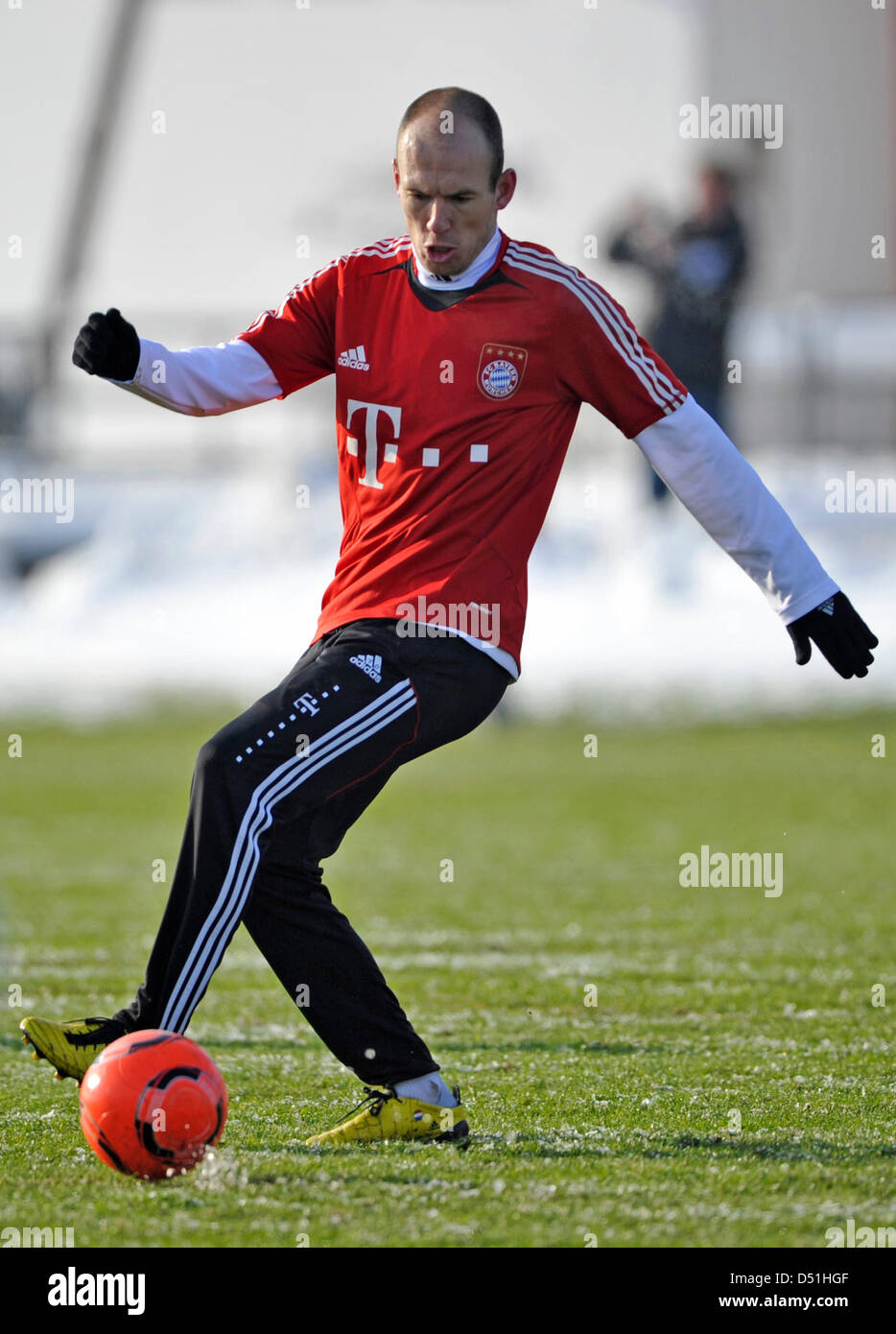 Dutch national soccer player Arjen Robben of FC Bayern Munich is ...