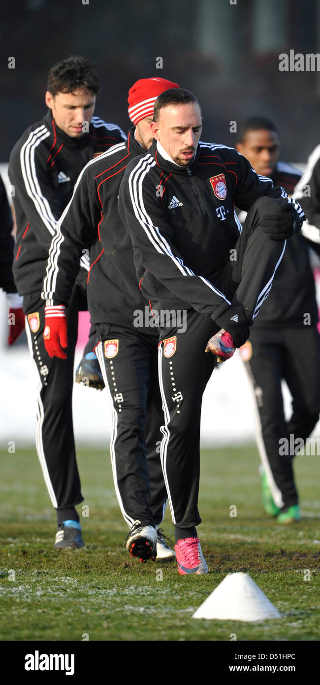 French national soccer player Franck Ribery of FC Bayern Munich is ...