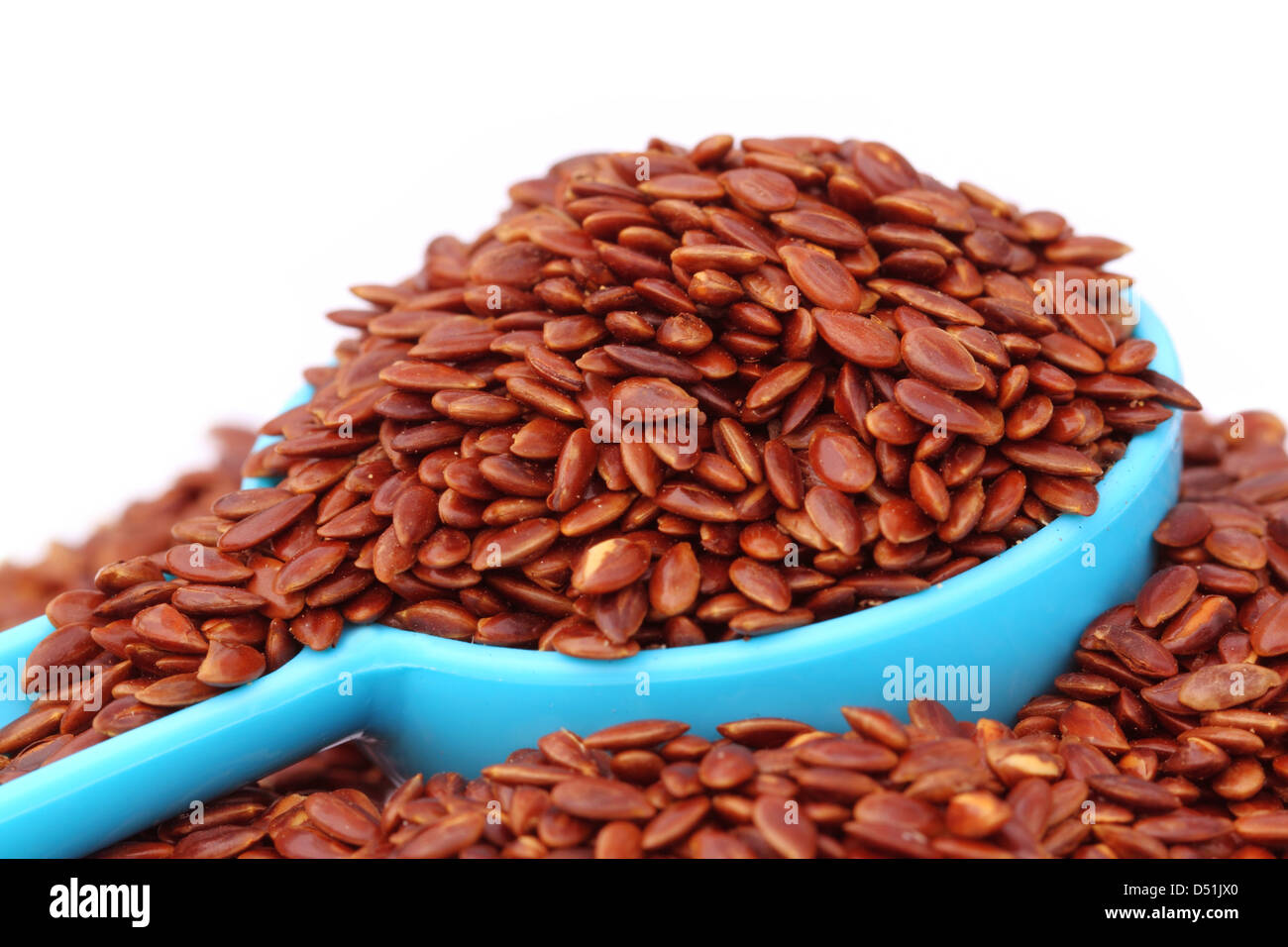 Flax or edible tisi seeds Stock Photo - Alamy