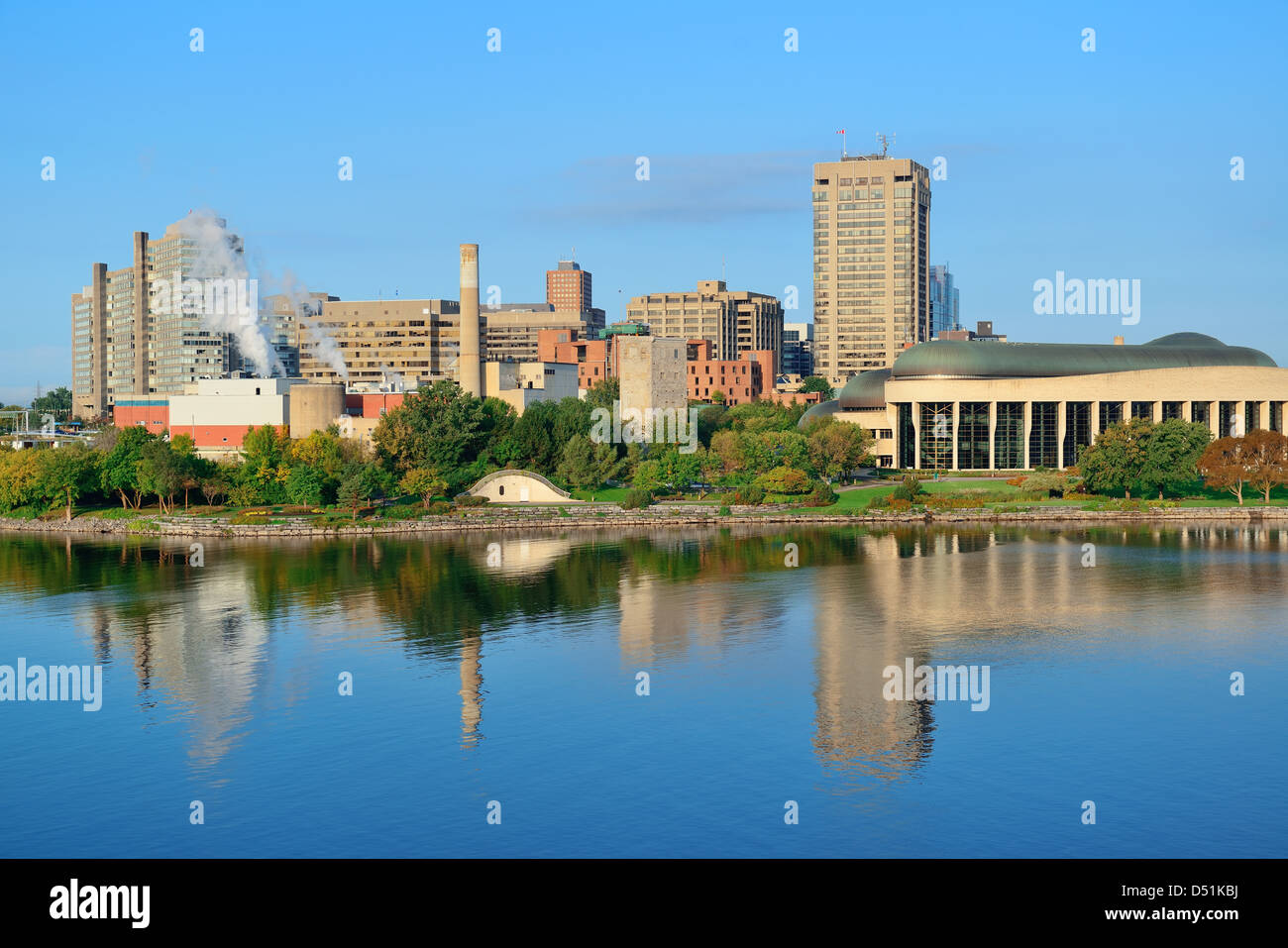 Ottawa city view with river and buildings Stock Photo - Alamy
