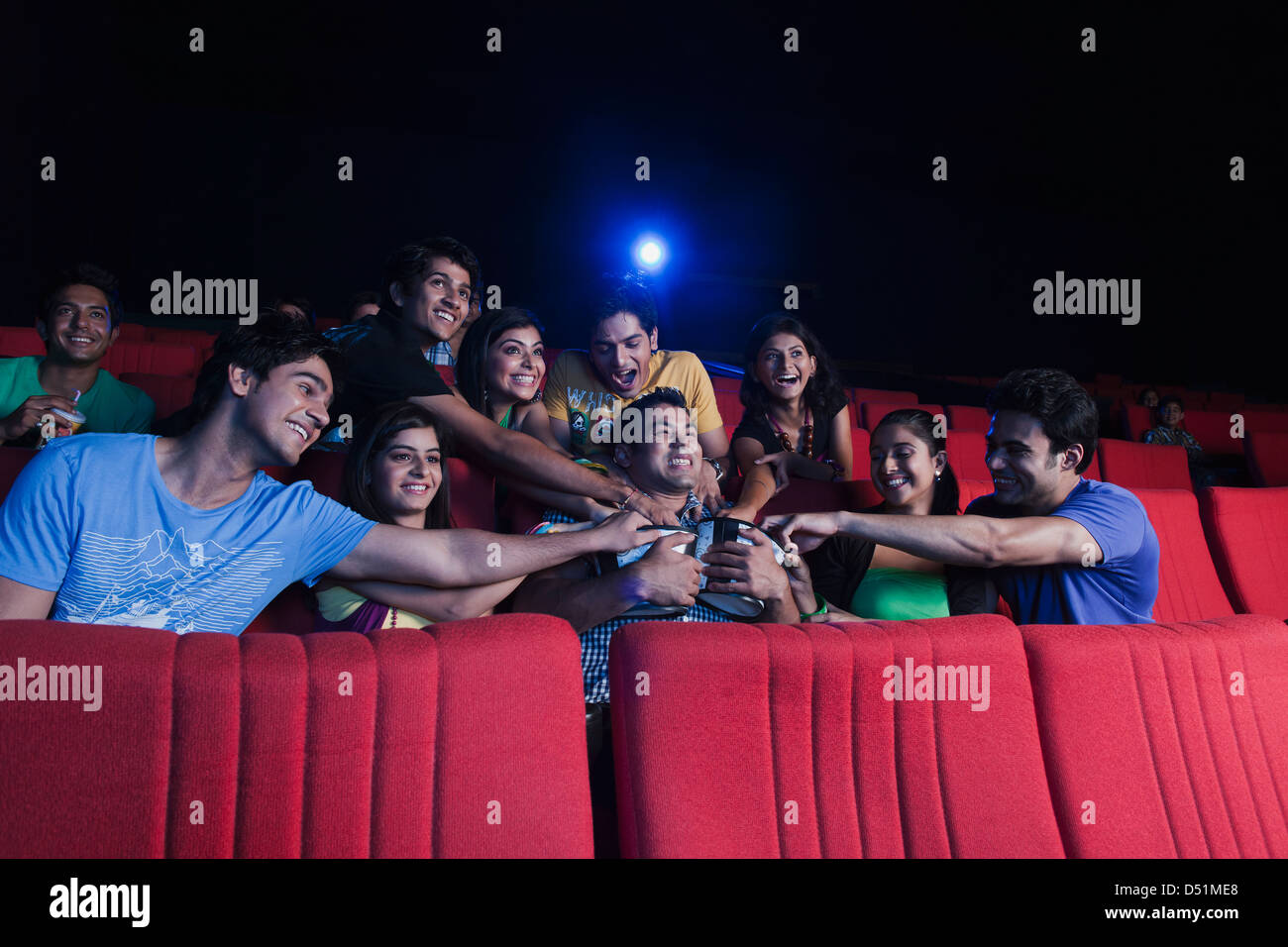 Indian couple cinema hall hi-res stock photography and images - Alamy