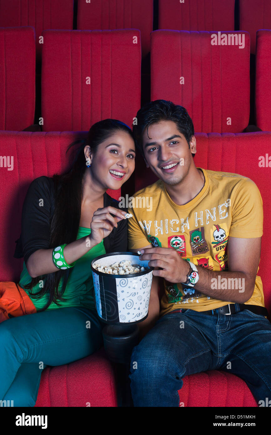 Indian couple cinema hall hi-res stock photography and images - Alamy