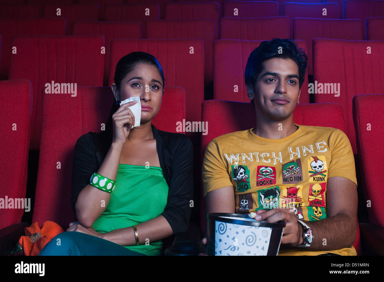 Indian couple cinema hall hi-res stock photography and images - Alamy