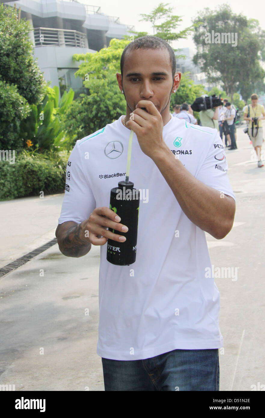 formula 1 GP, Malaysia in Kuala Lumpur/Sepang, 21.03.2013, Lewis ...