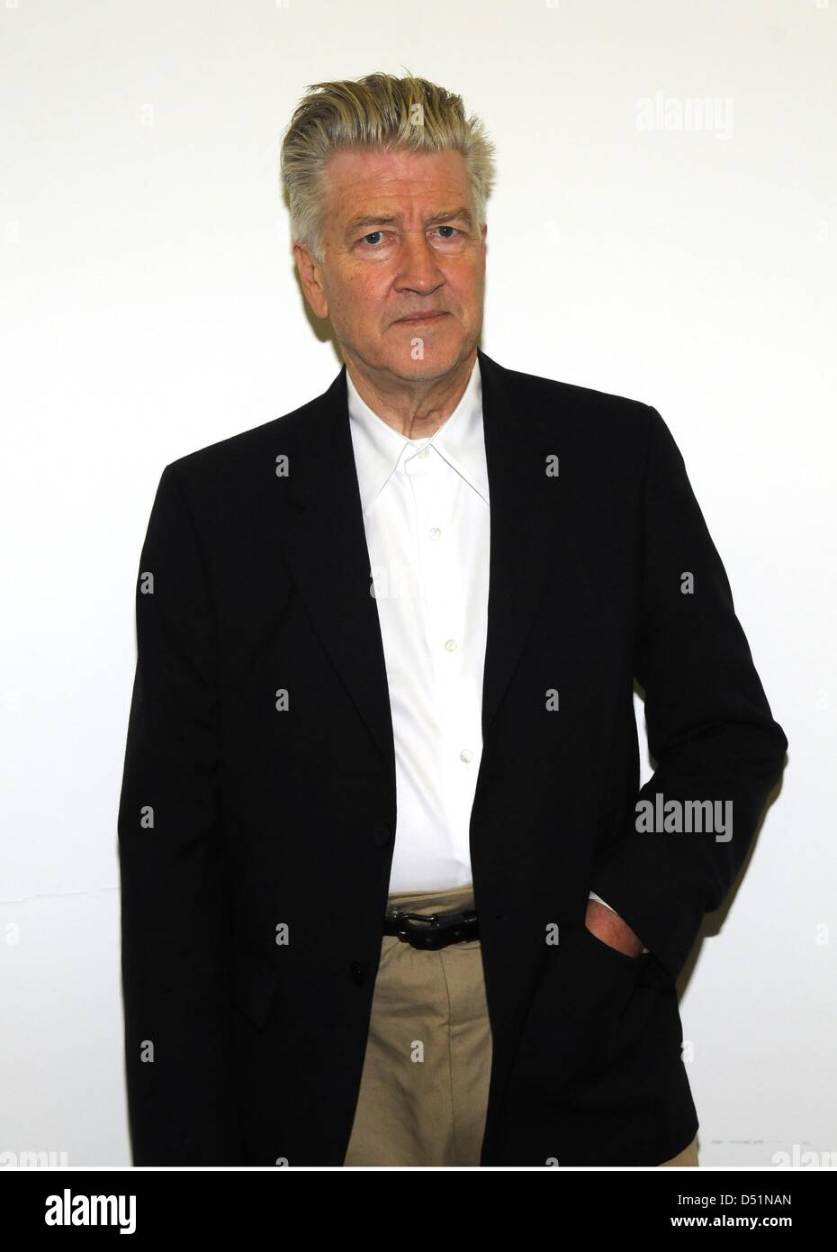 US director David Lynch poses during the international film and ...