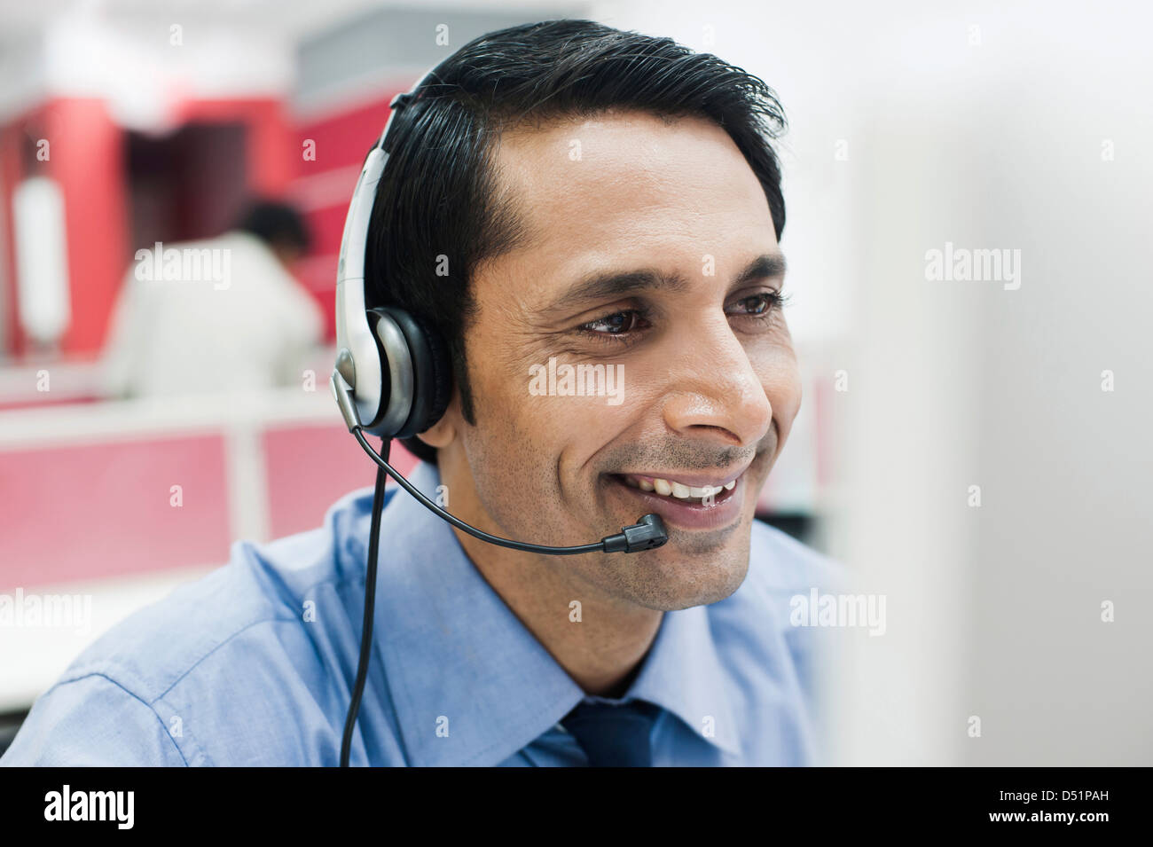 One talking head on screen hi-res stock photography and images - Alamy