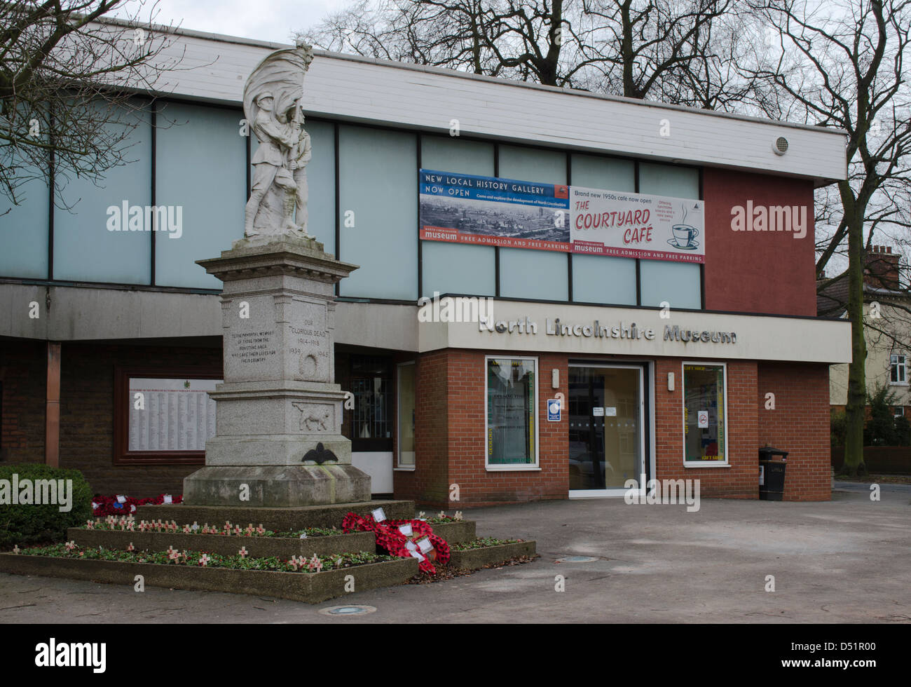 External view of the North Lincolnshire Museum and Memorial in ...