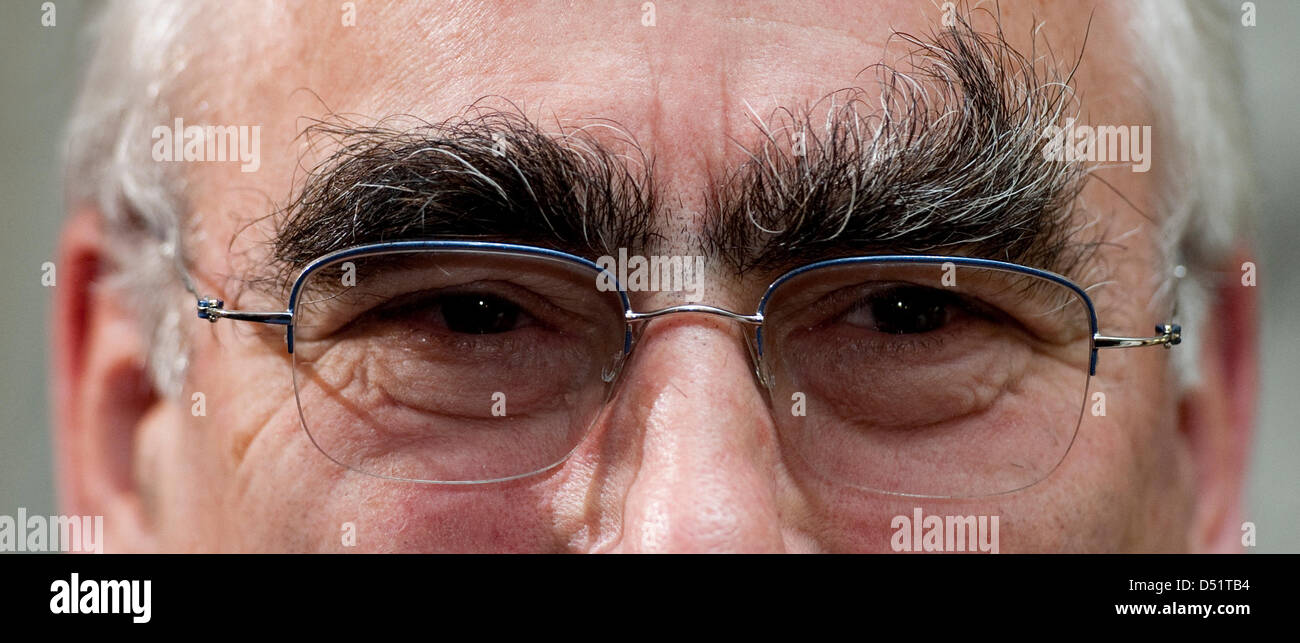 German former finance minister Theo Waigel attends the vernissage of ...