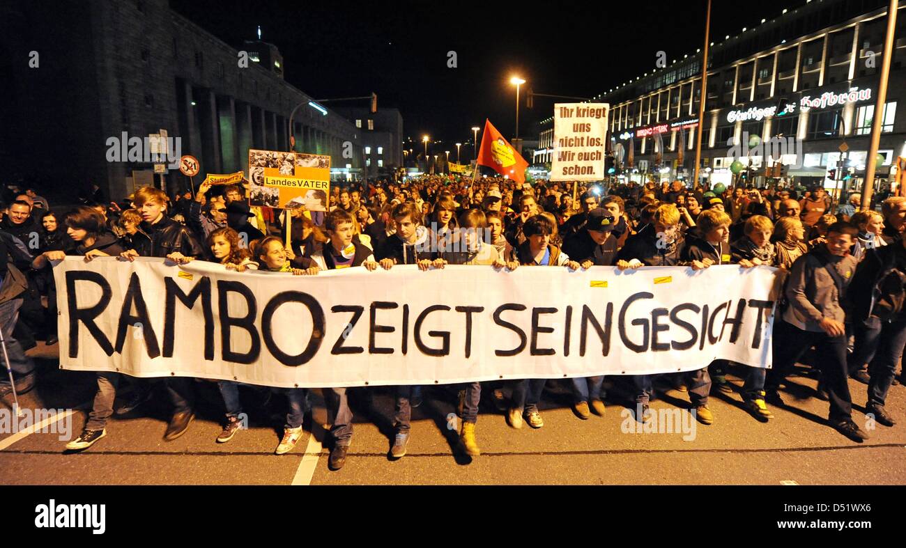 Several thousand people protest against the controversial railway ...