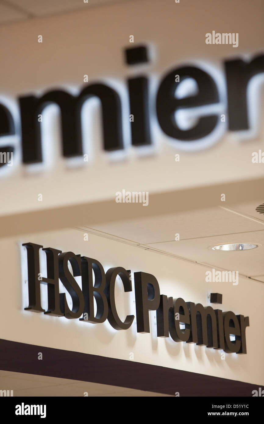 HSBC bank, The Hongkong and Shanghai banking corporation Stock Photo ...