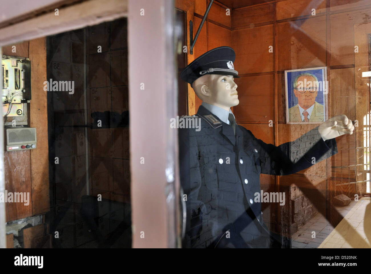 View into the guard-room of former GDR women's prison Hoheneck in ...