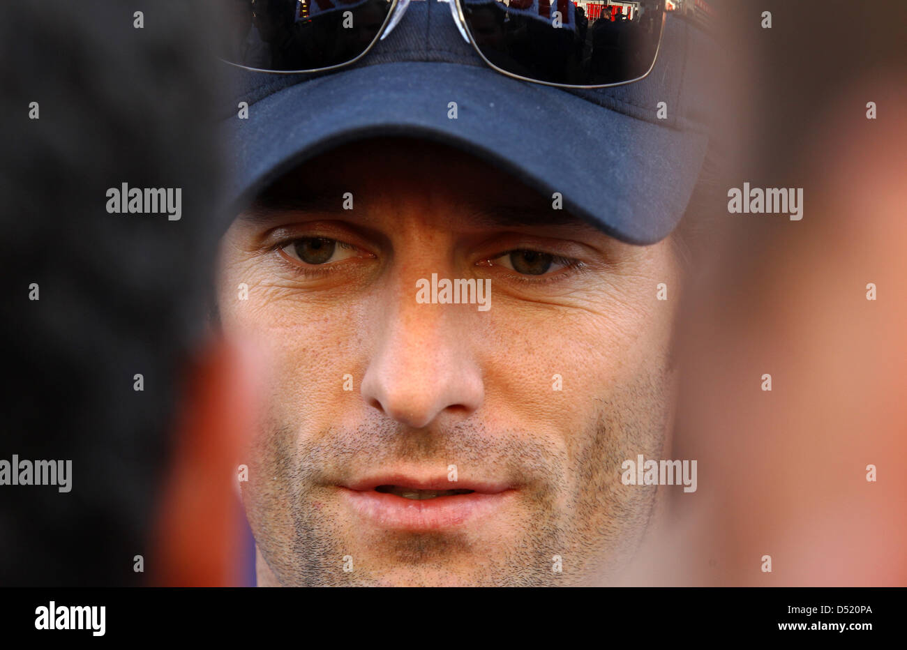 Australian driver Mark Webber of Red Bull Racing at Suzuka Circuit in ...