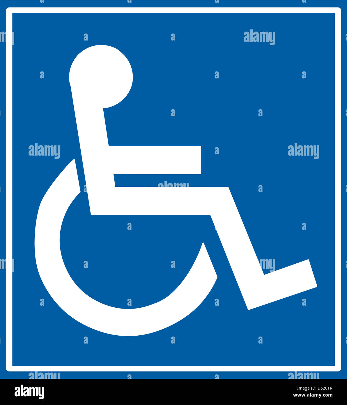 wheelchair access sign for disabled men and women Stock Photo - Alamy