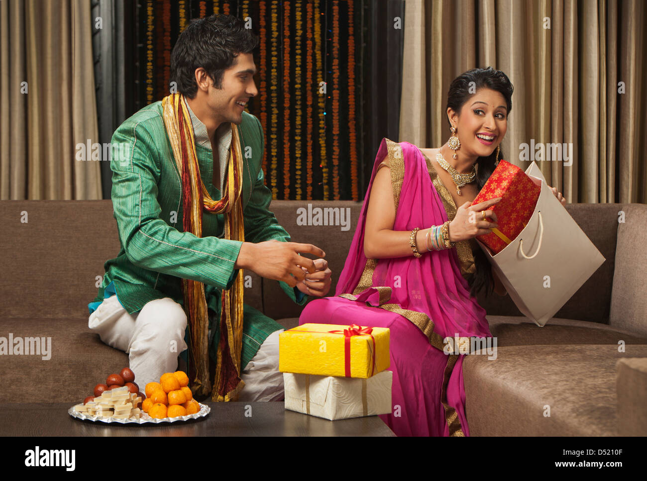 From a gift bag hi-res stock photography and images - Alamy