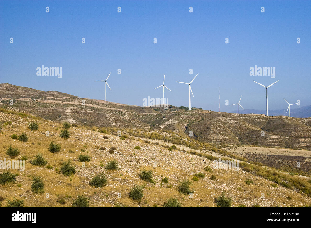 Wind Turbines in Spain Stock Photo - Alamy