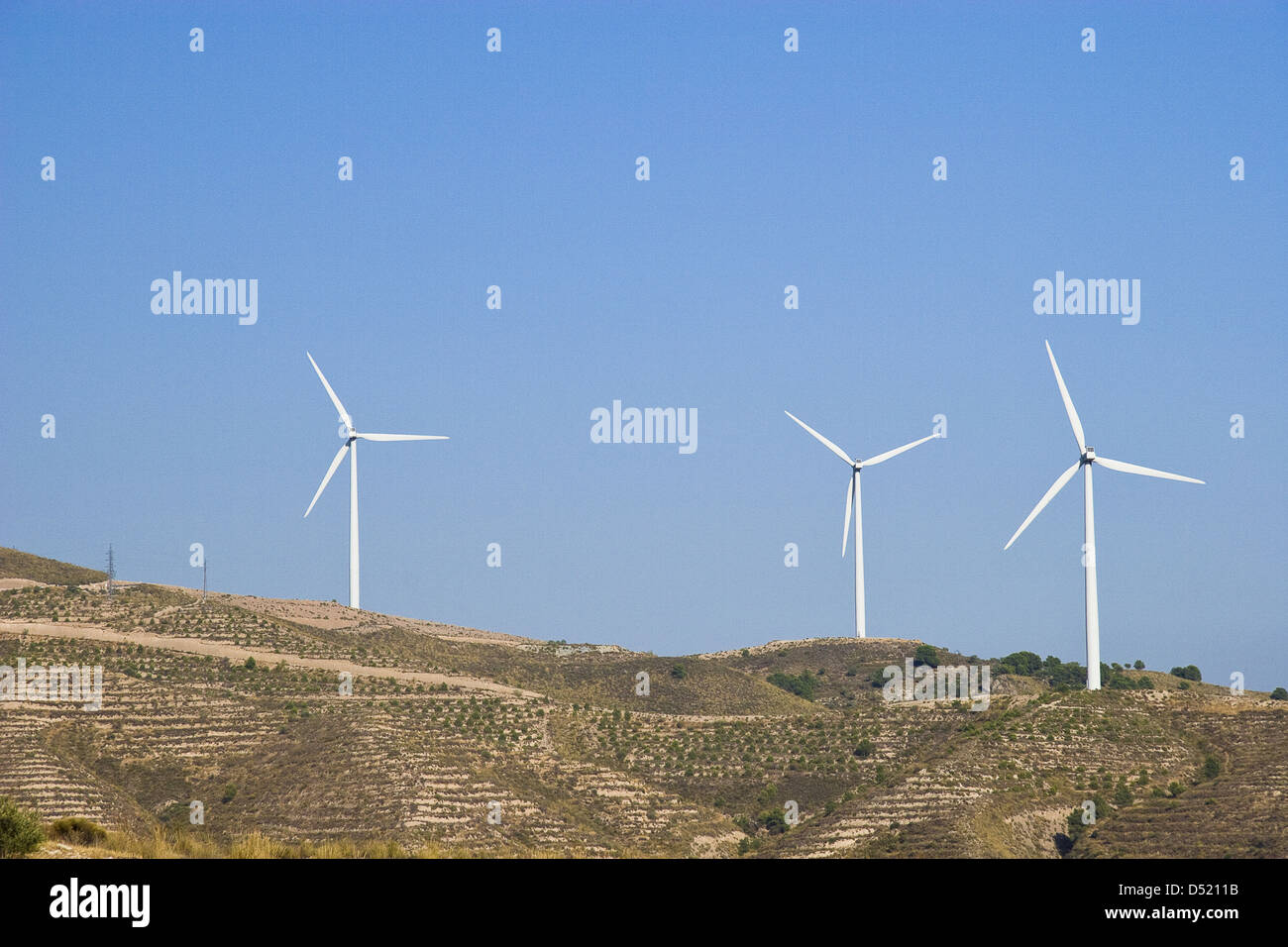 Wind Turbines in Spain Stock Photo - Alamy