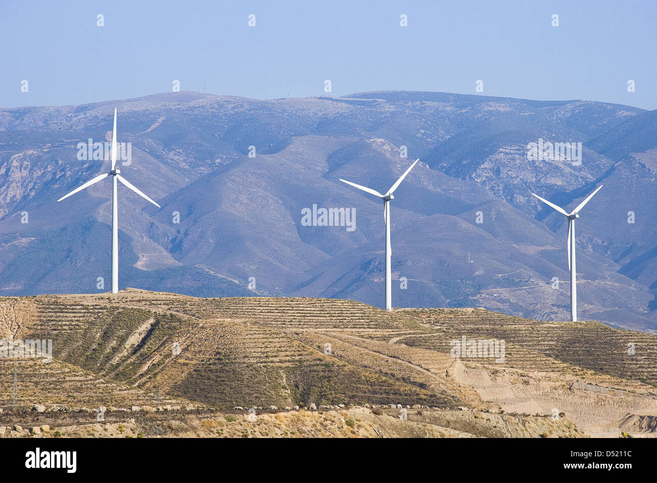 Wind Turbines in Spain Stock Photo - Alamy