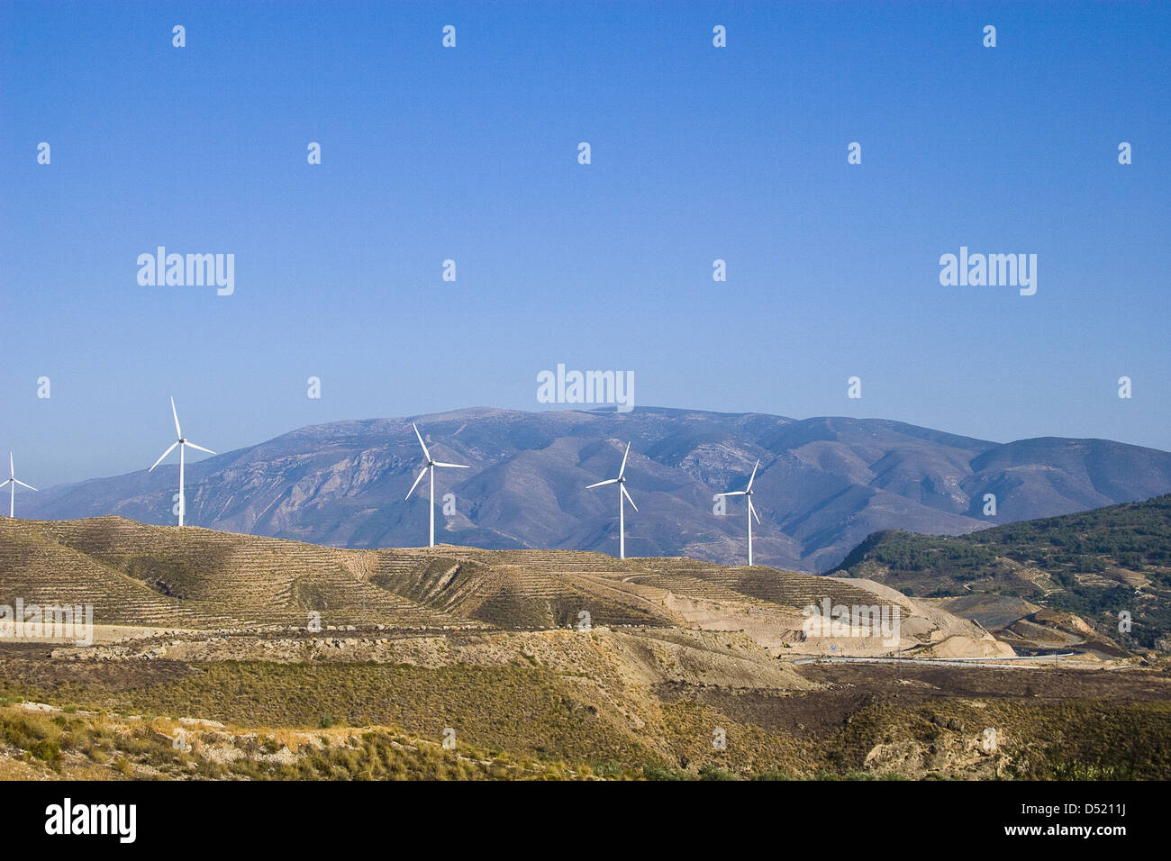 Wind Turbines in Spain Stock Photo - Alamy