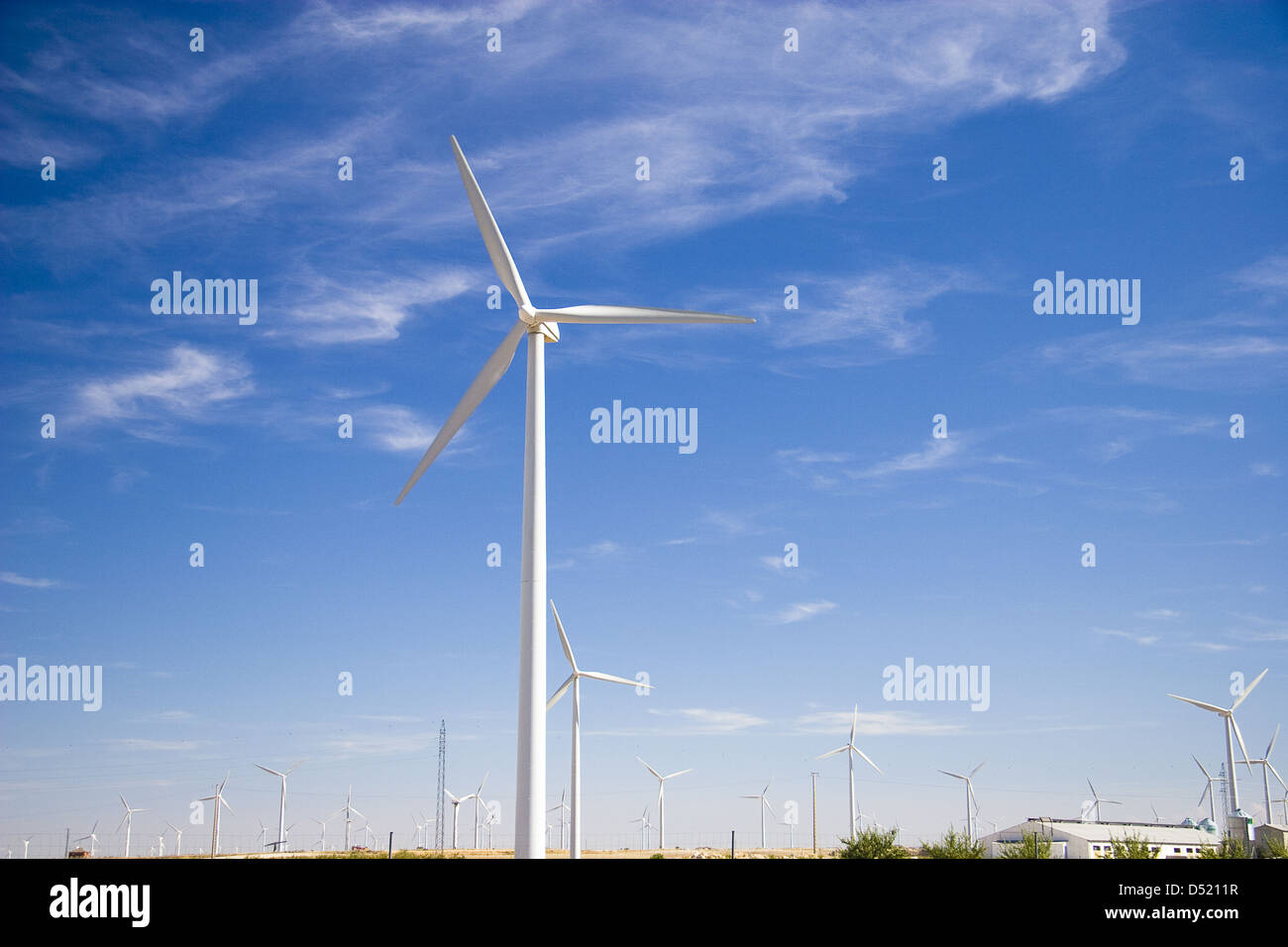 Wind Turbines in Spain Stock Photo - Alamy