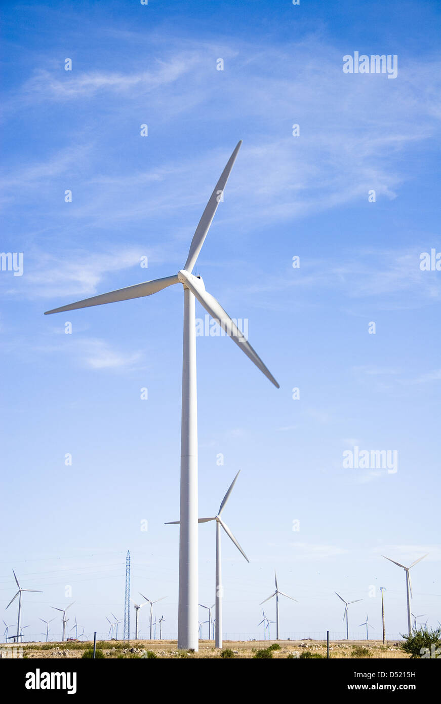 Wind Turbines in Spain Stock Photo - Alamy