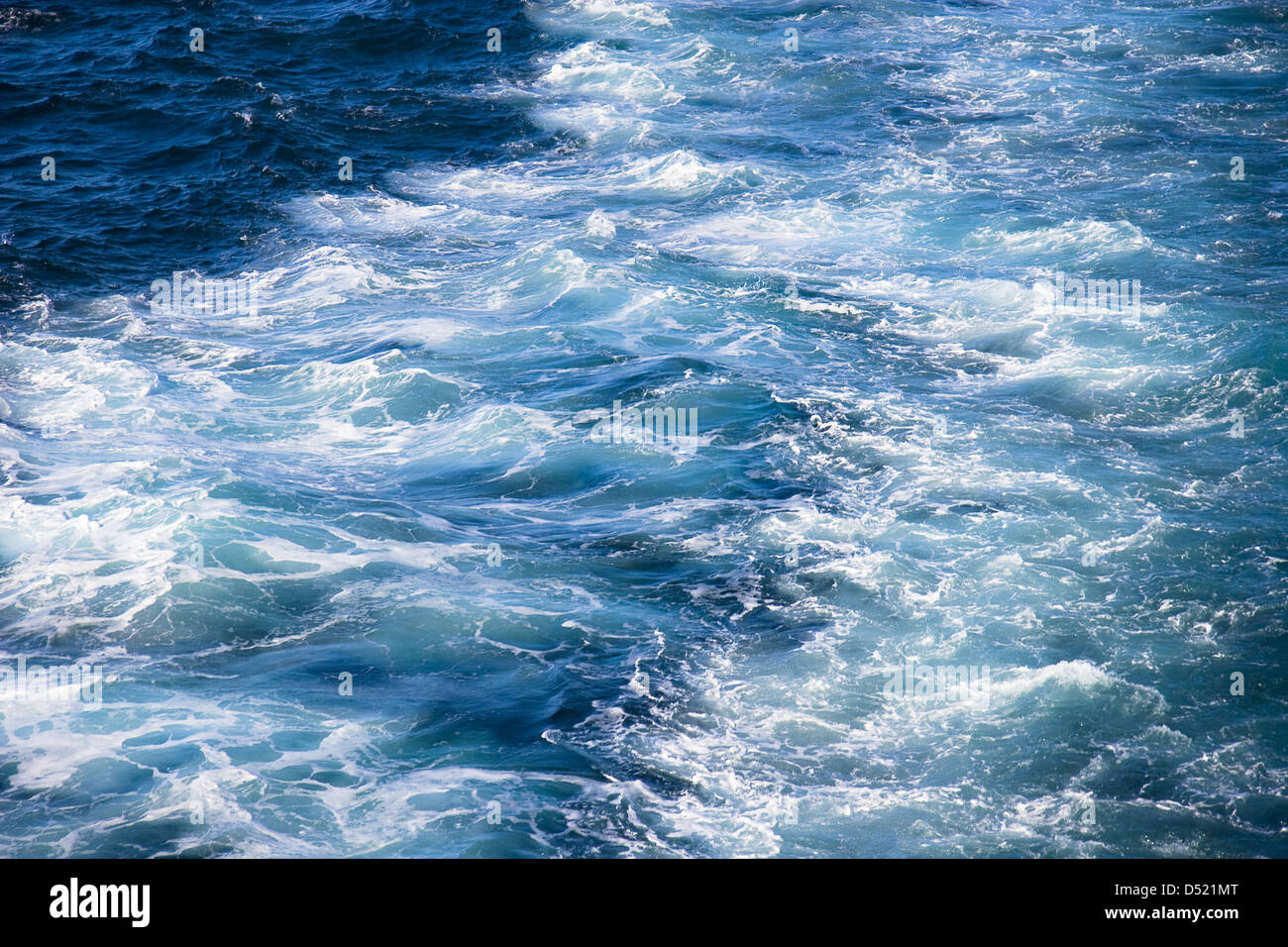 Ship trace on the water Stock Photo - Alamy